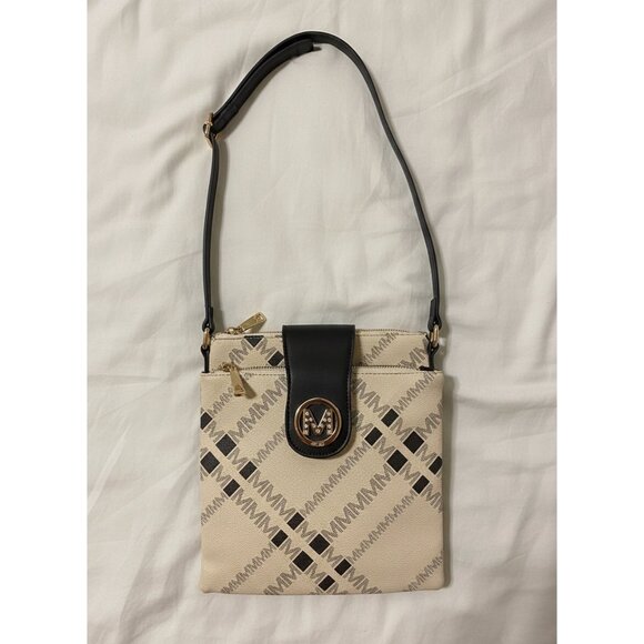 Milan | Bags | Milan Crossbody Bag Neutral Print Dual Compartments ...